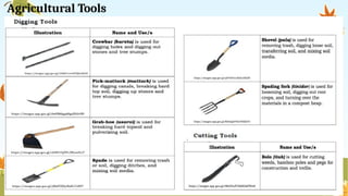 Agricultural Tools, Farm implements, and Farm.pptx