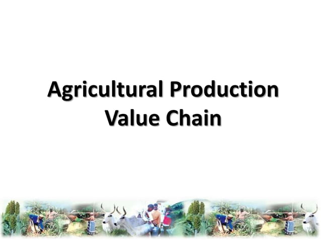 Agricultural value chain analysis | PPTX | Agriculture | Industries