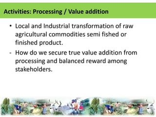 Agricultural value chain analysis | PPTX