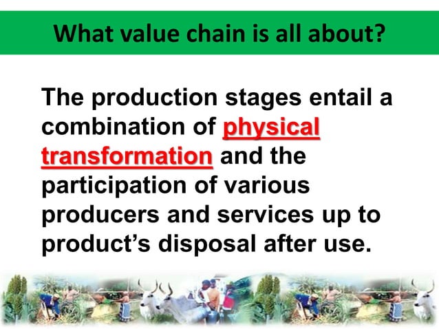 Agricultural value chain analysis | PPTX | Agriculture | Industries