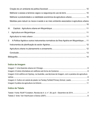 Agricultura urbana | PDF