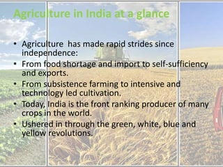 Indian and Australian Agriculture Economy | PPTX | Agriculture | Industries