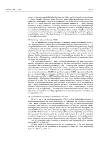 Assessing the Prevalence and Severity of Global Hunger and Food ...