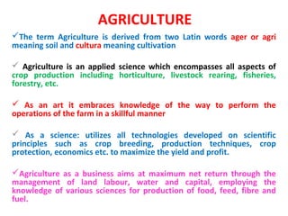 Agriculture | PPT
