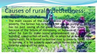 RURAL INDEBTEDNESS IN INDIA- AGRICULTURE | PPTX