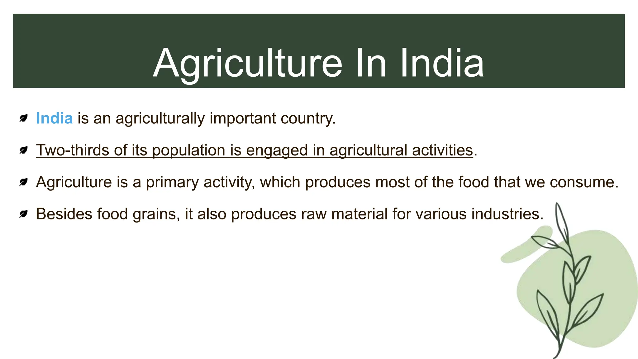 Agriculture Class - 10th | PPTX