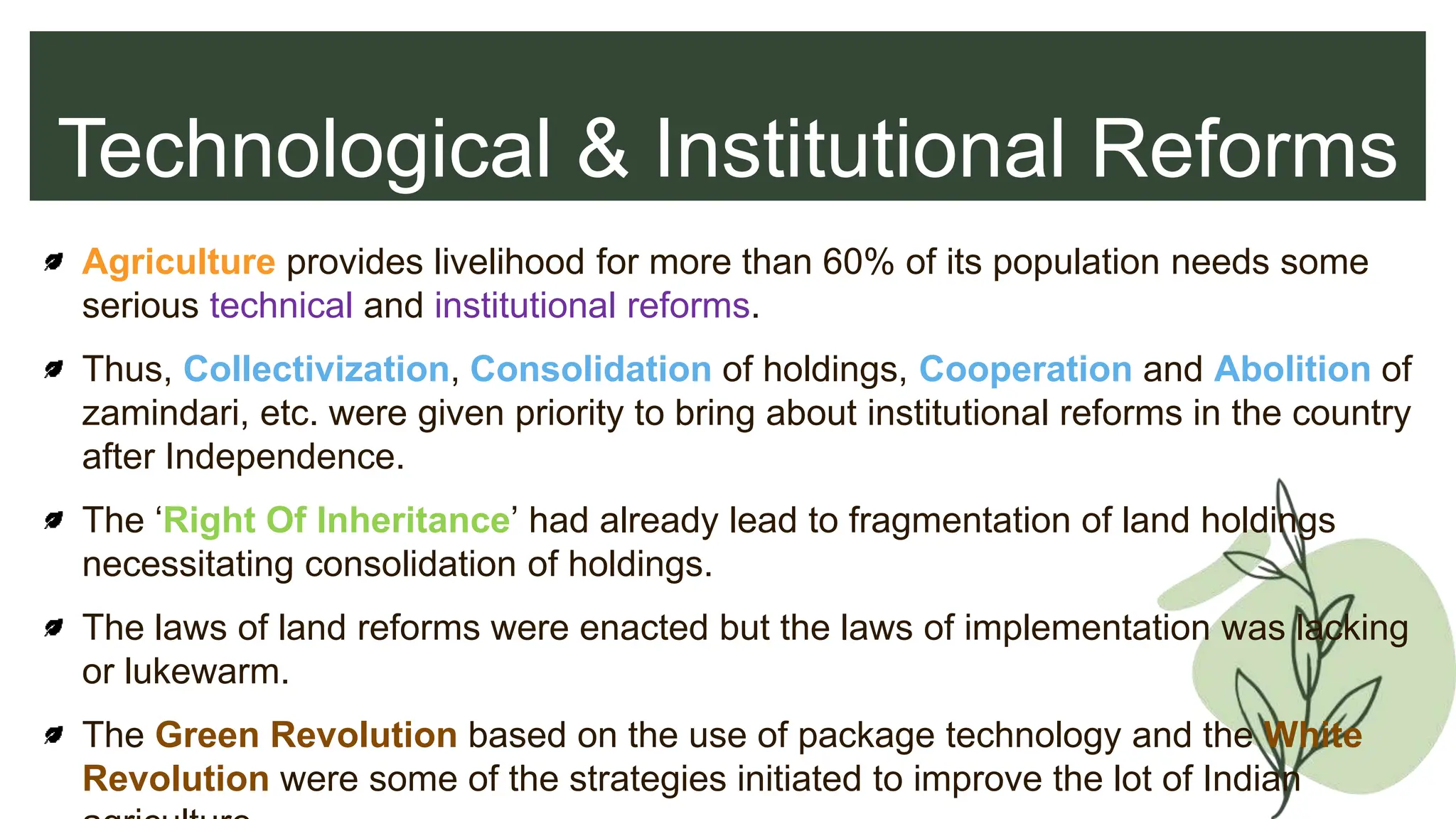Agriculture Class - 10th | PPTX