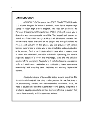 Agriculture and-fishery-arts-aquaculture-modules-1-4-teacher-s-manual | PDF