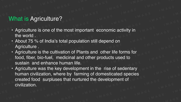 Agriculture | Ls - 4 | Class - 8 | Geography | Social Science - PPT ...