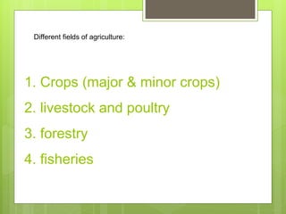 Agriculture sector of Pakistan | PPTX