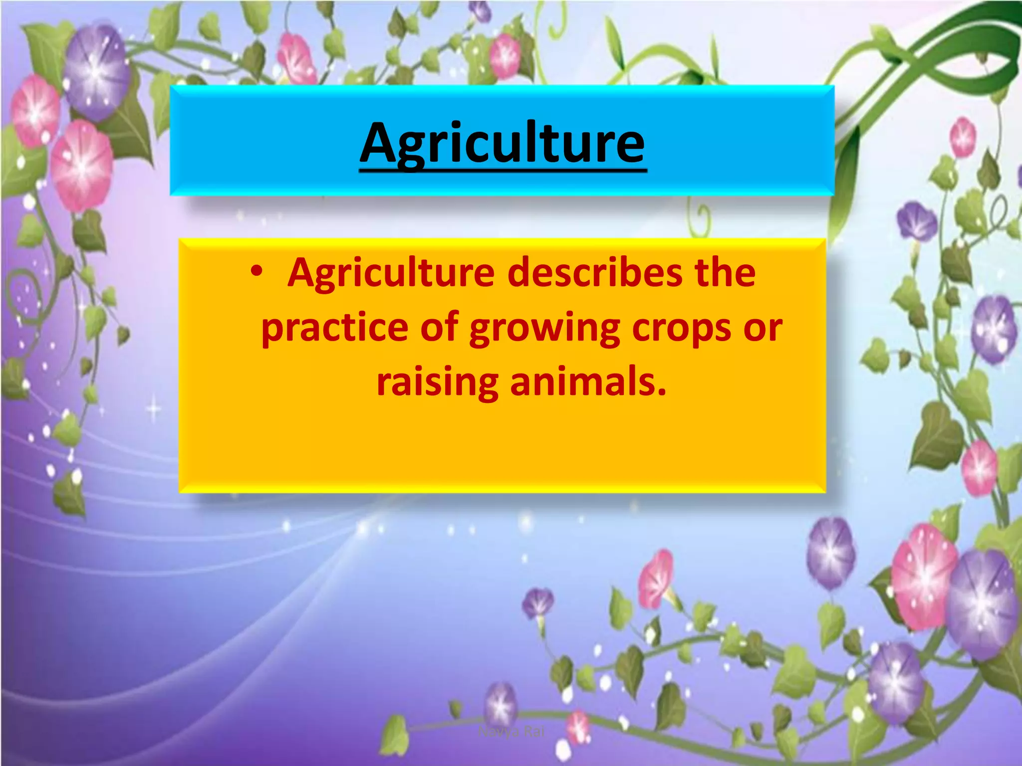 Grade - 8 Geography Chapter - 4. Agriculture | PDF