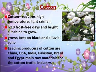 Grade - 8 Geography Chapter - 4. Agriculture | PDF