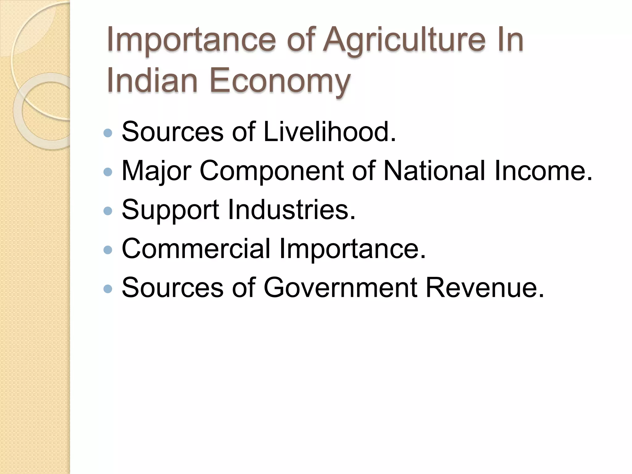 Agriculture and economic development | PPTX