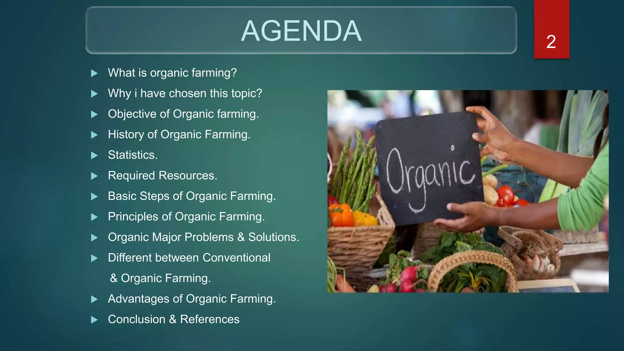 Agriculture and Organic Farming | PPTX
