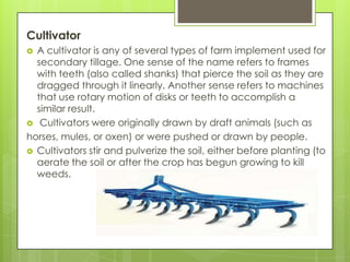 Agriculture and technology | PPTX