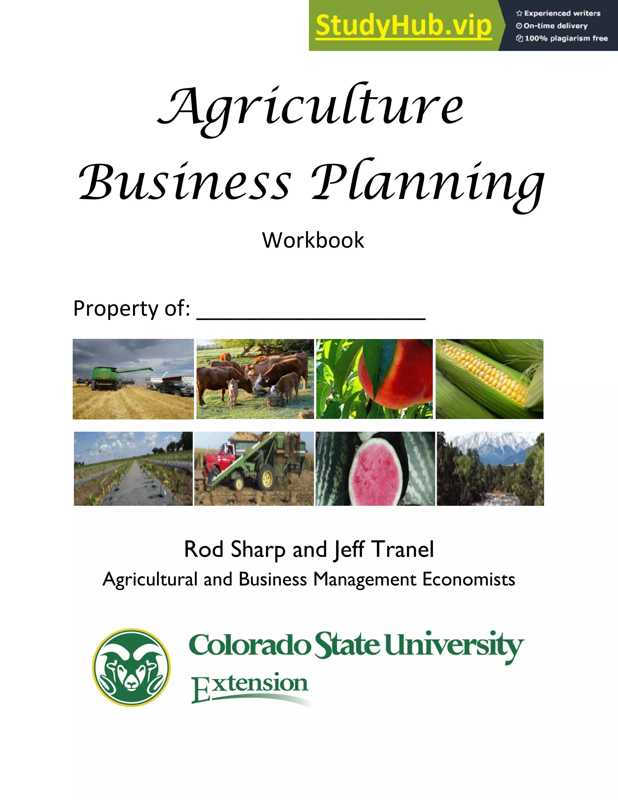 Agriculture Business Planning | PDF