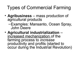 Agriculture chapter 1. Introduction to Agriculture | PPT
