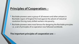 Agriculture coopration (For B.sc Agriculture) | PPTX