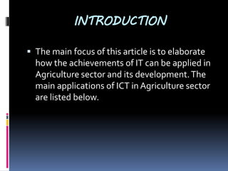 Agriculture development with computer science and engg.ppt