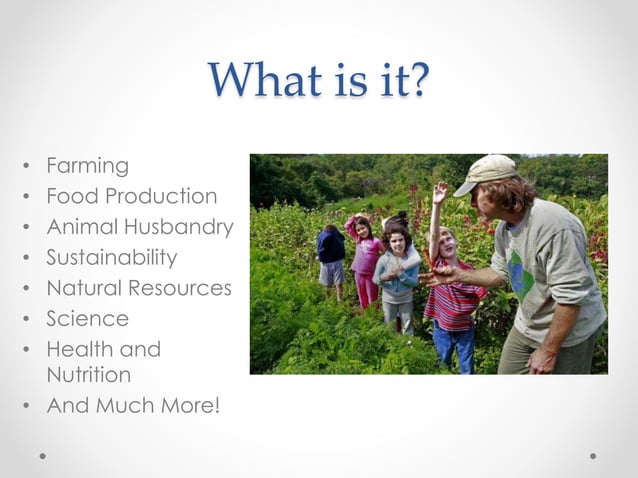 Agriculture education for classrooms | PPTX