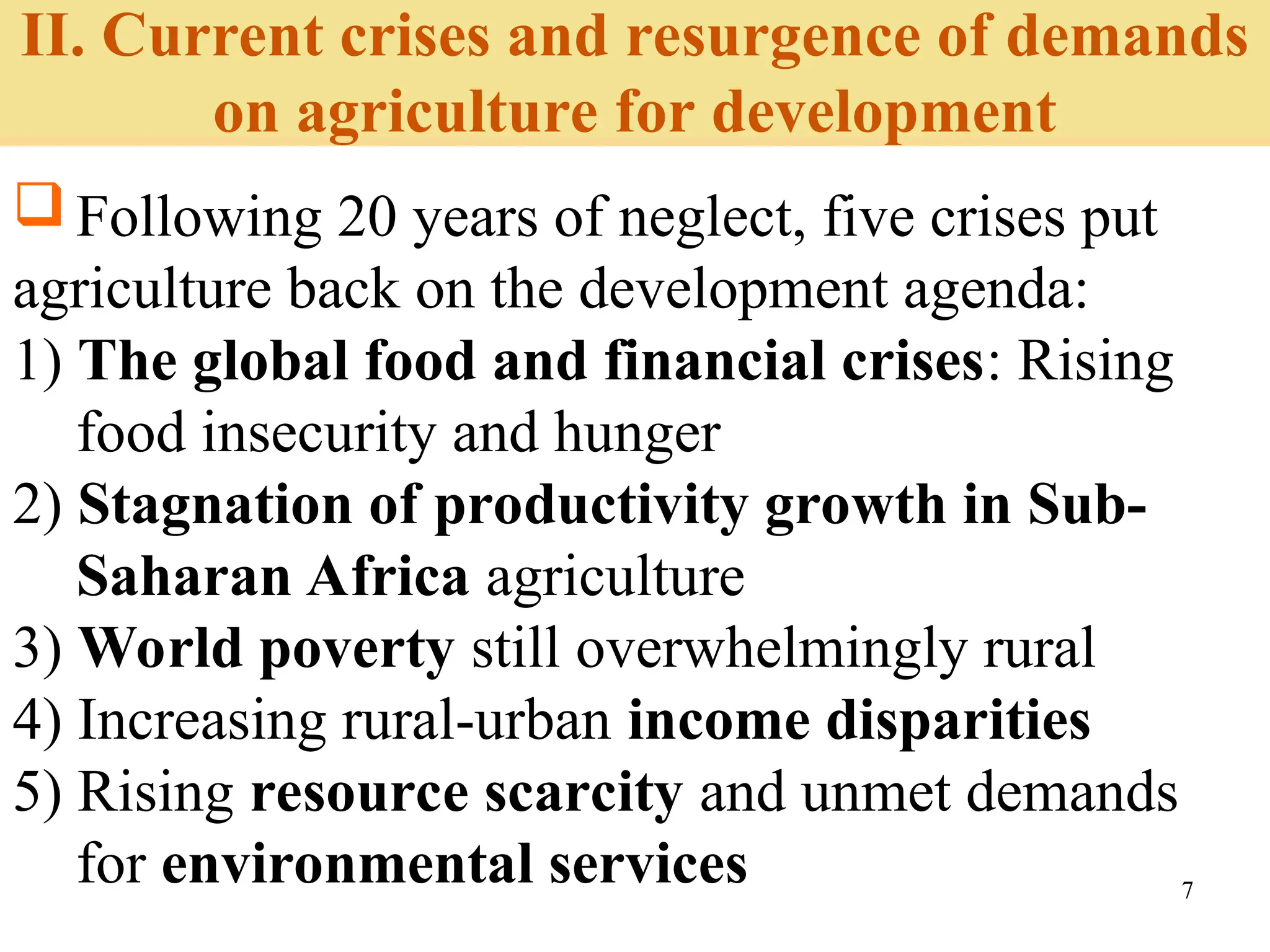 Agriculture for Development a new paradigm.ppt