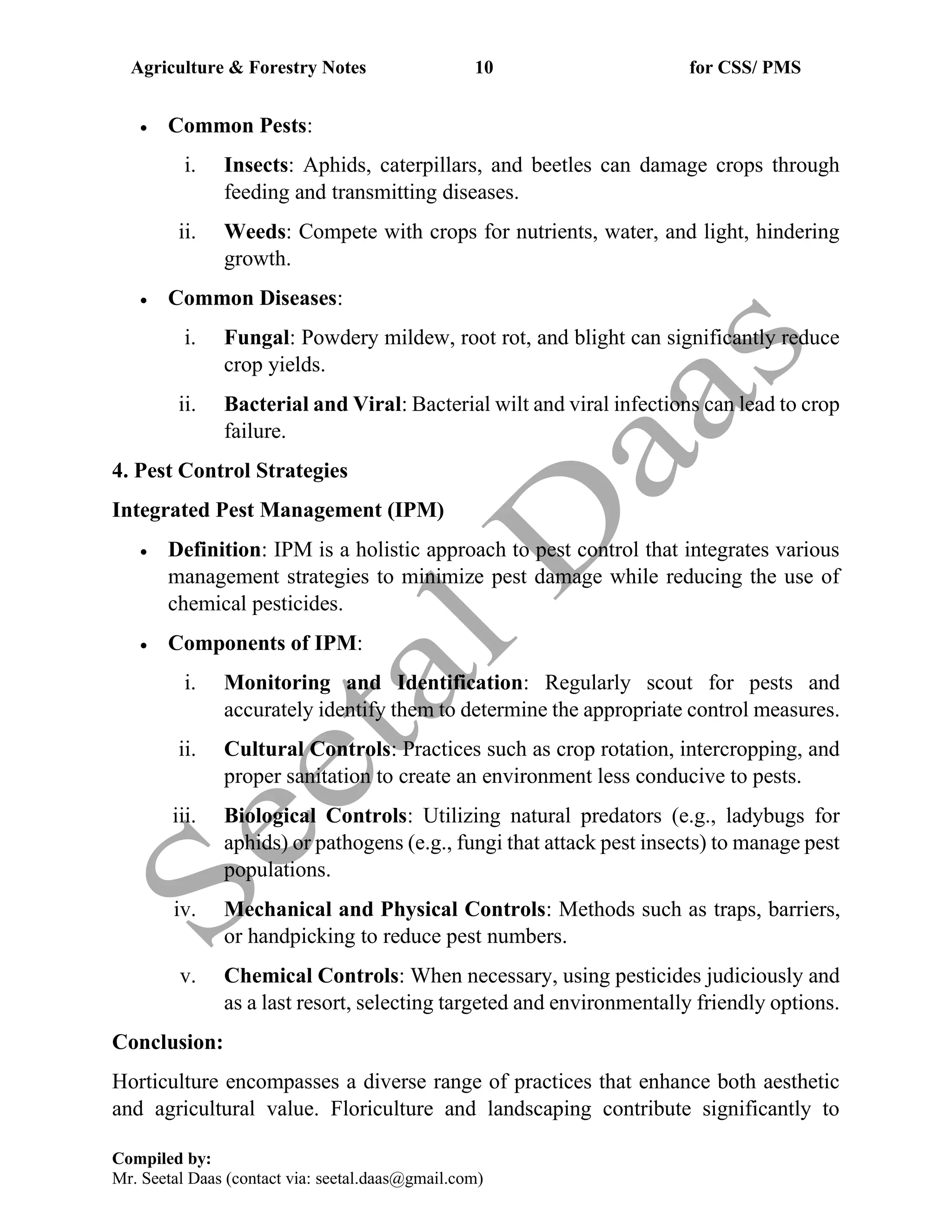 Agriculture & Forestry Notes for CSS.PMS new.pdf