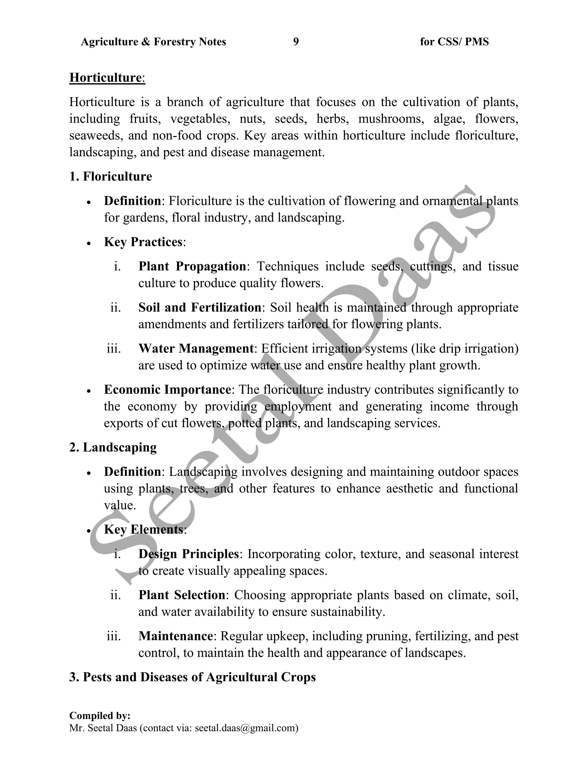 Agriculture & Forestry Notes for CSS.PMS new.pdf