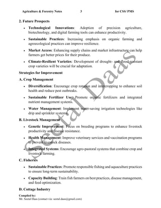 Agriculture & Forestry Notes for CSS.PMS new.pdf
