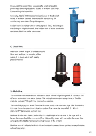 The ultimate guide for drip irrigation 2018 | PDF