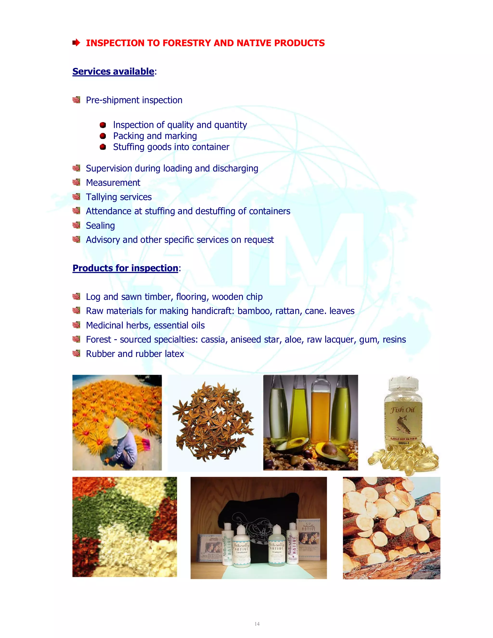 Marine Surveyors Tally and Quality Cargo Inspection Company | PDF