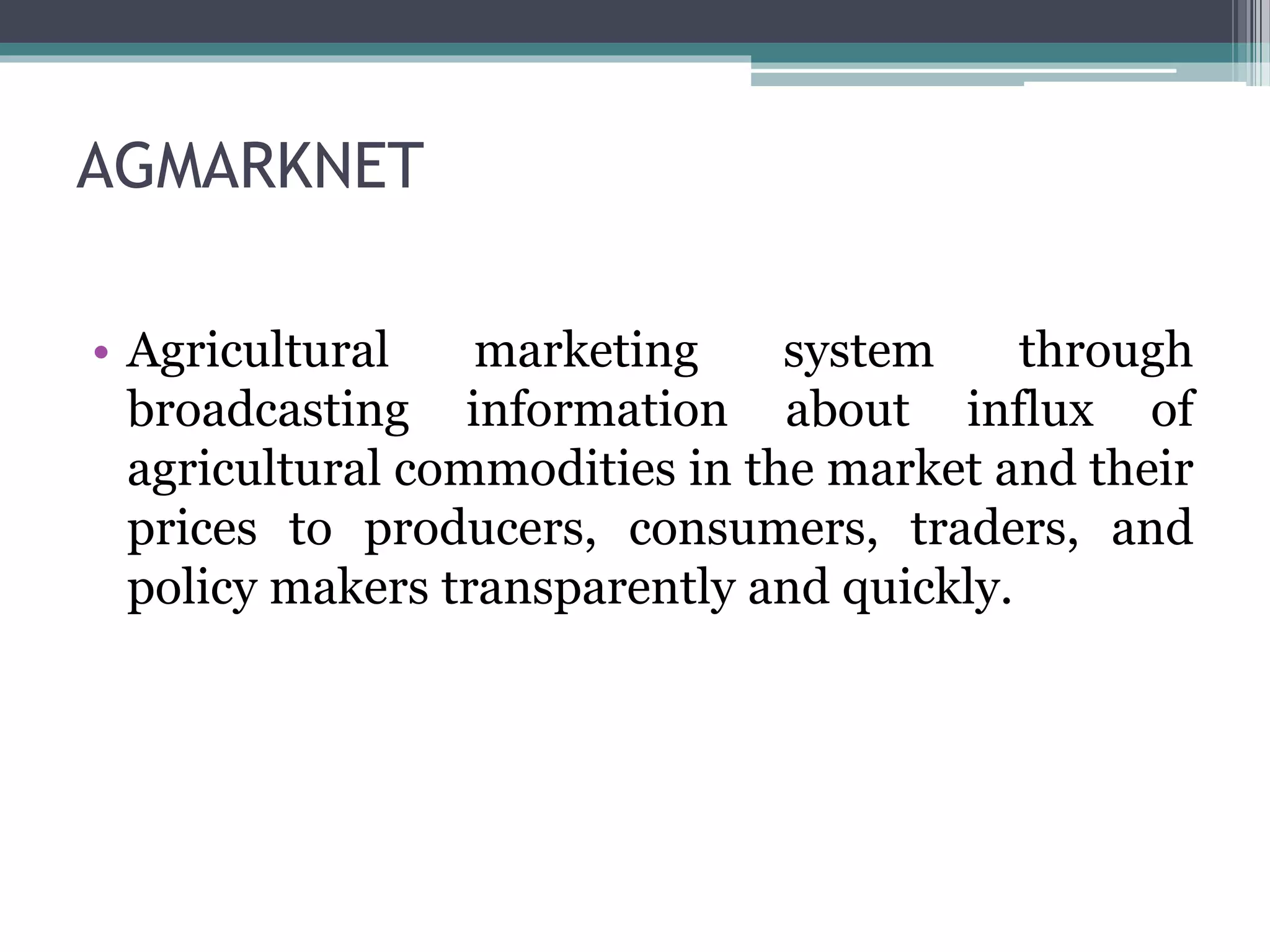 Agricultural Information System | PPTX