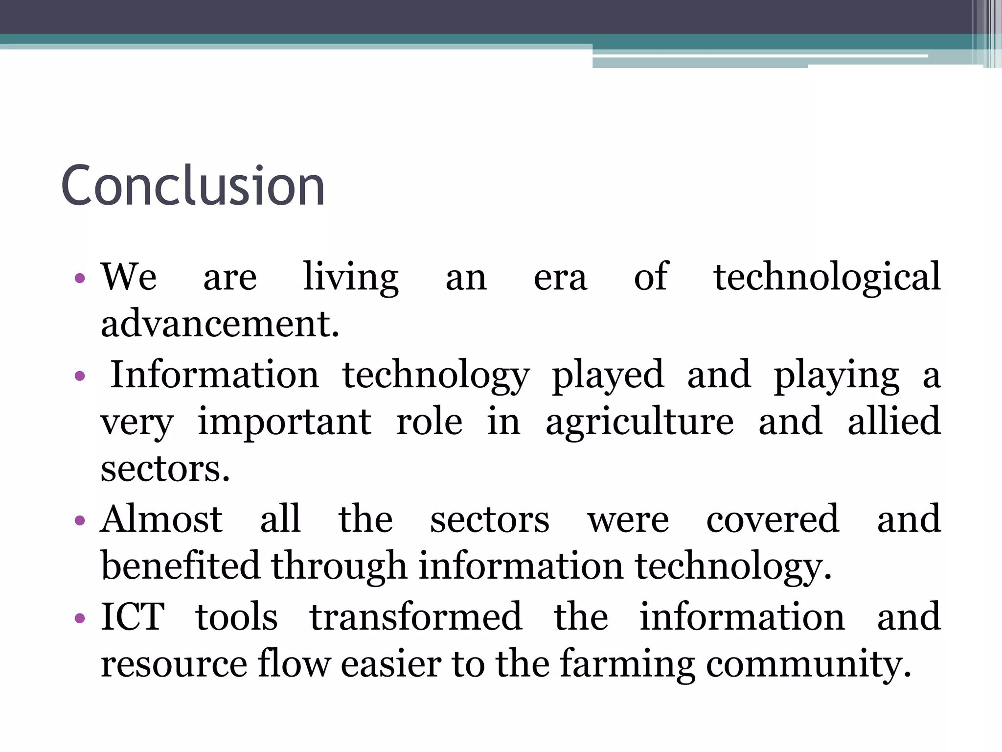 Agricultural Information System | PPTX