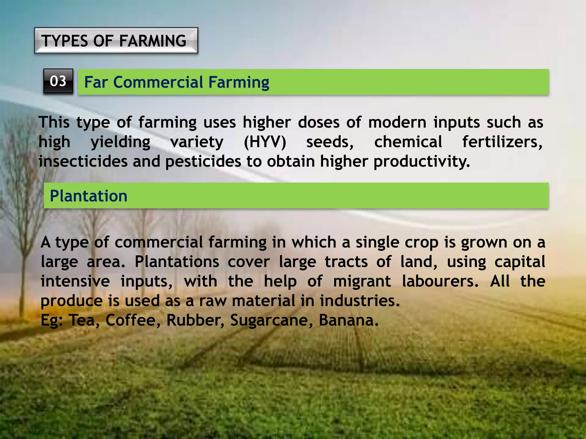 Agriculture in india ppt | PPTX