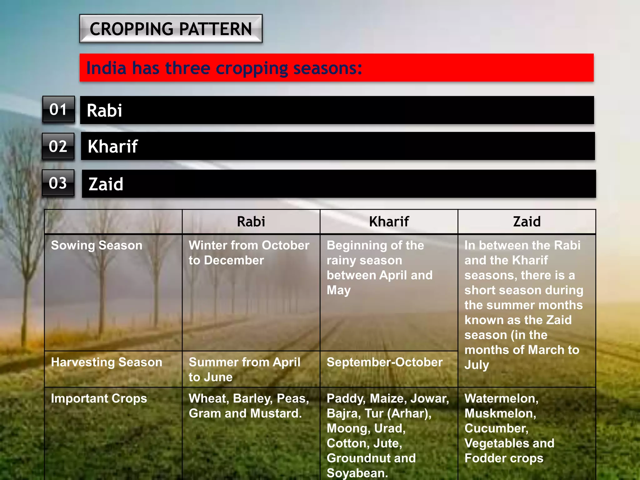 Agriculture in india ppt | PPTX