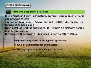 Agriculture in india ppt | PPTX