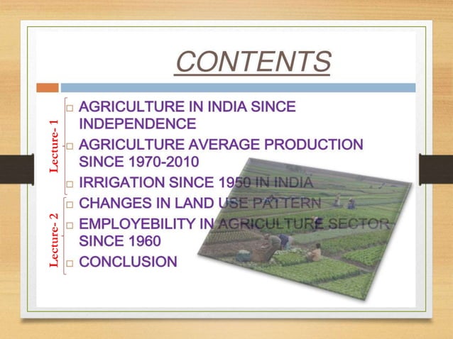 Agriculture In India (Since Independence).pptx