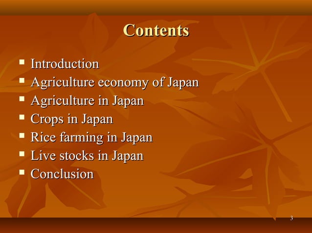 Agriculture in japan | PPT