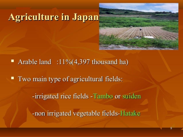 Agriculture in japan