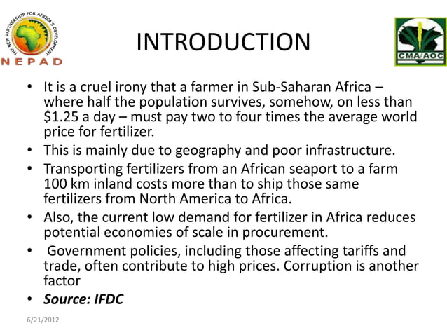 Agriculture inputs value chains | PPTX