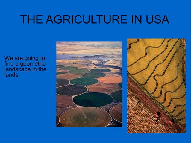 Agriculture in usa | ODP | Agriculture | Industries