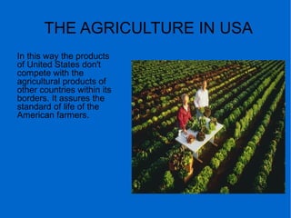 Agriculture in usa | ODP
