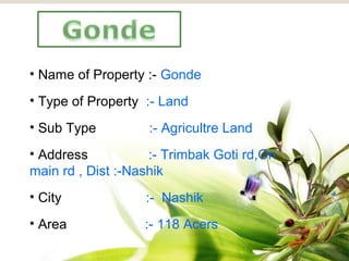Agriculture land | PPT