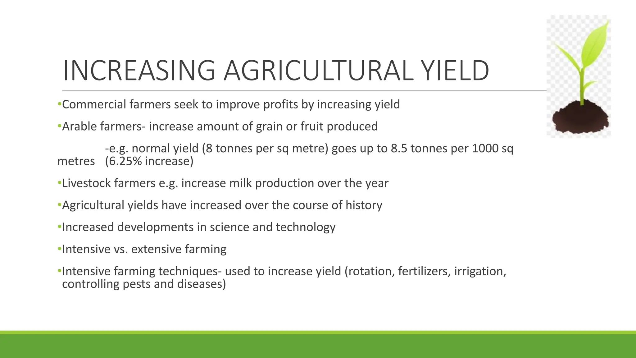 Agriculture Lesson 2.pptx Section Two IGCSE | PPTX