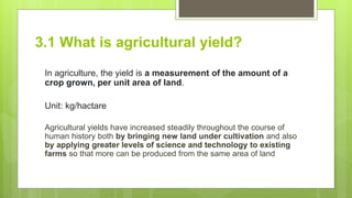 Agriculture Lesson 2.pptx Section Two IGCSE | PPTX