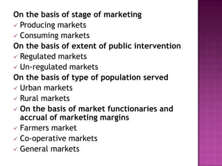 Agriculture marketing | PPTX