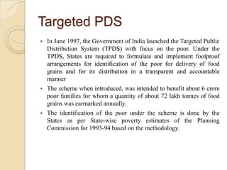 Agriculture policy in india | PPTX