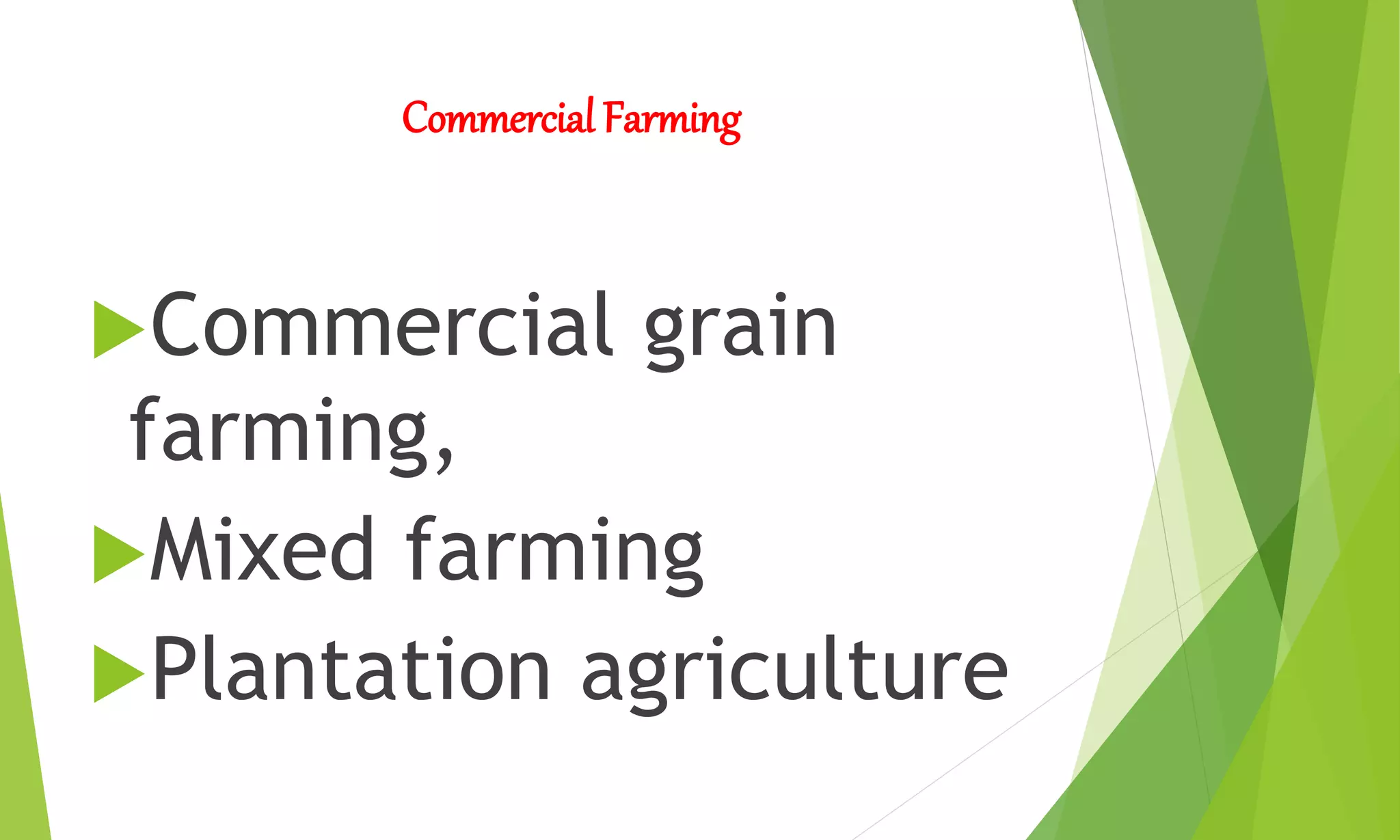Agriculture ppt GEOGRAPHY CBSE | PPTX