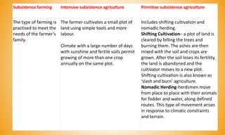 Agriculture ppt GEOGRAPHY CBSE | PPTX