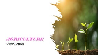 Agriculture ppt for secondary class students | PPTX