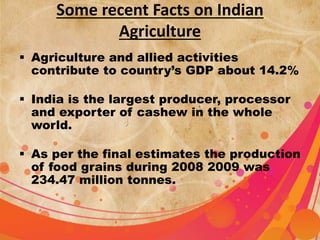INDIAN AGRICULTURE | PPTX